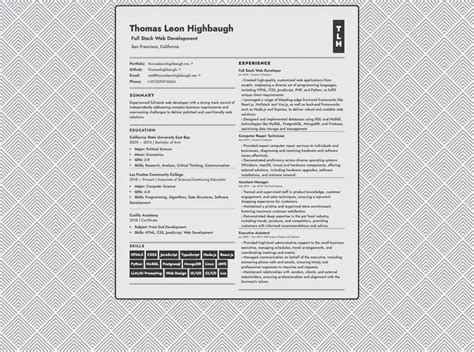 Resume By Thomashighbaugh A Undefined Template Built At Lightspeed