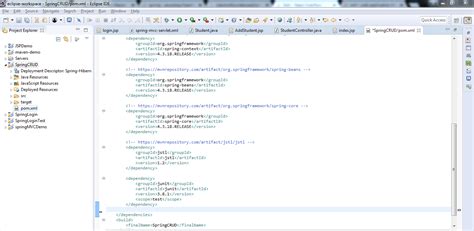 Spring I Am Getting An Servlet Springcrud Threw Load Exception Javalang