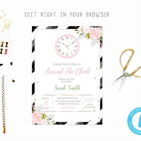 Clock Party Favors Etsy