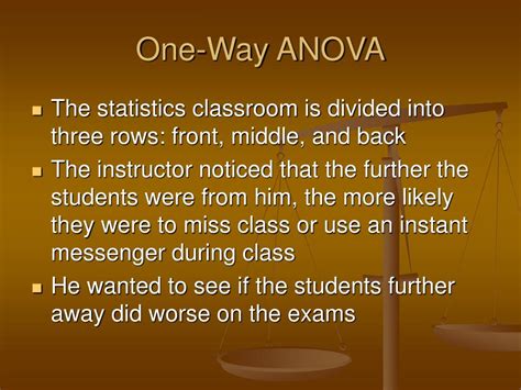 PPT One Way ANOVA PowerPoint Presentation Free Download ID