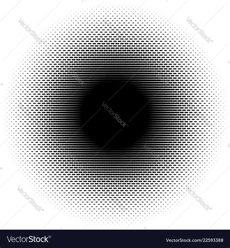Halftone Element Abstract Geometric Graphic Vector Image