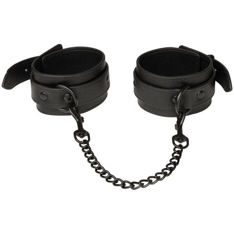 Obaie Imitation Leather Wrist Cuffs Sinful