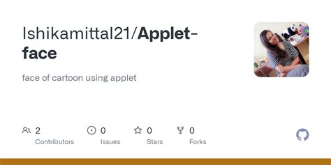 Github Ishikamittal21applet Face Face Of Cartoon Using Applet