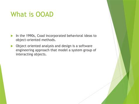 Ooad Object Oriented Analysis Design Ppt