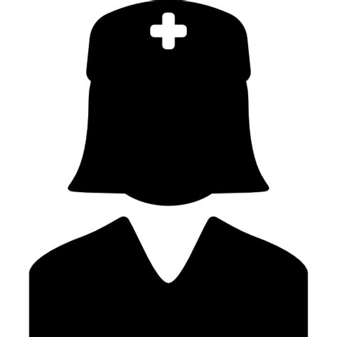 Woman With Hat Of Red Cross Free People Icons