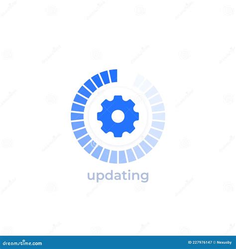Updating File Icon Or Upgrading Software Document Process Vector