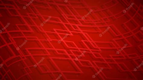 Premium Vector Abstract Background Of Intersecting Squares With Shadows In Red Colors
