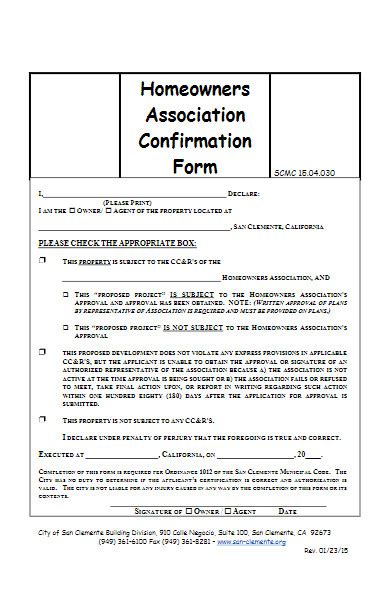 Free 50 Association Forms In Pdf Ms Word