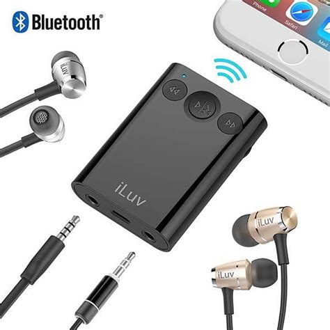 ILuv I111BT Bluetooth Stereo Receiver With 2 Way Audio Splitter