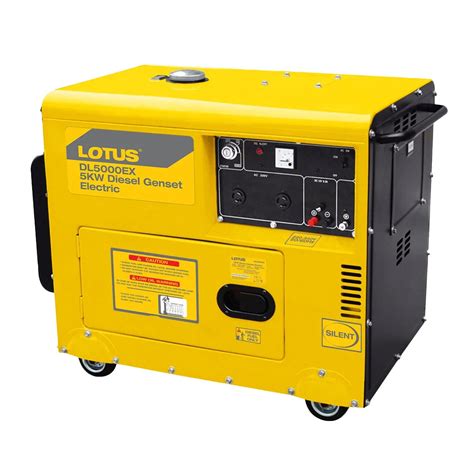 Lotus Dl5000ex Diesel Generator 5kw Khm Megatools Corp