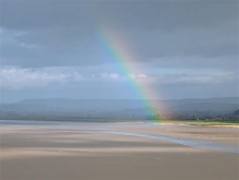 A Rainbow Hitting The Beach Pixel 7 Pro Rmobilephotography