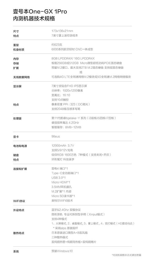 One GX Handheld Gaming Laptop Pre Orders Start May In China Updated Liliputing