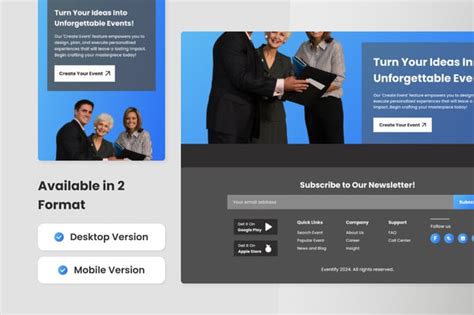 Eventify Event Booking Landing Page V2 Websites Ux And Ui Kits Ft
