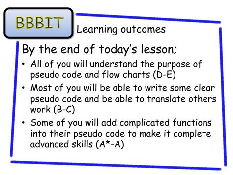 Flow Charts And Pseudo Code Pptx Programming Languages Computing