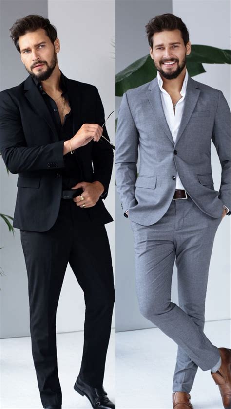 🖤 Or 🤍 Stylish Mens Suits Dress Suits For Men Blazer Outfits Men