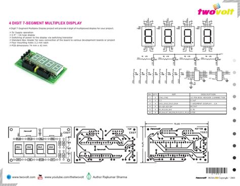 4 Digit 7 Segment Multiplexed Display 1 Pdf Computer Engineering