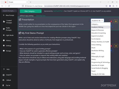 Chatgpt Prompt Genius For Firefox Download Free Windows 329