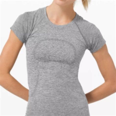 Lulu Lemon Grey Swiftly Tech Hemmed By Lulu Lemon Lululemon Shirts Lululemon Tops