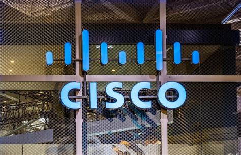 Hannover Germany April 02 2019 Cisco Is Displaying New