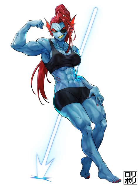 Undyne Undertale And More Drawn By Jamrolypoly Danbooru