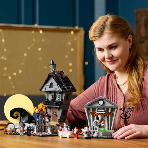 Откройте для себя Lego® Ideas Кошмар перед Рождеством Тима Бертона