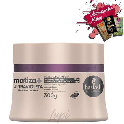 Mascara Haskell Matiza Mais Ultra Violeta 300gr Shopee Brasil
