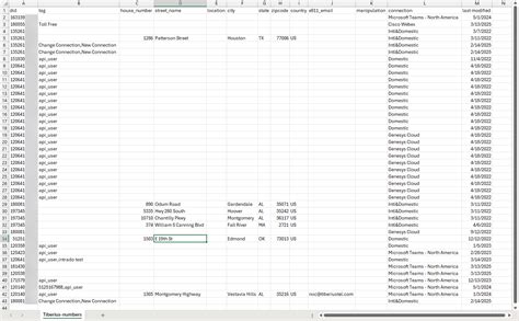Numbering Order Number