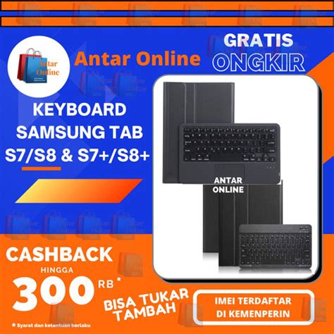 Jual Samsung Book Cover Keyboard Galaxy Tab S7 Cover Tab S7 Plus Original Slim Tab S7 S8