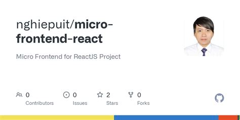 GitHub Nghiepuit Micro Frontend React Micro Frontend For ReactJS Project