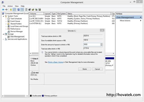 How To Partition A Hard Disk Or Storage Device In Windows Hovatek Blog