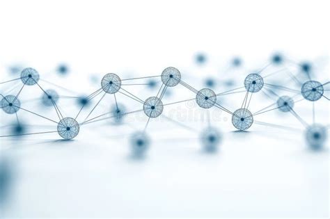Illustration Of A Network Of Interconnected Nodes Representing Data