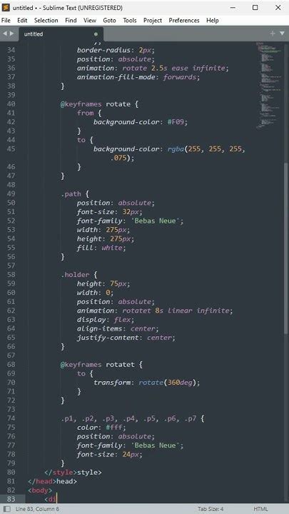 How To Create A Stylish Rotating Loader Animation With Html And Css Youtube