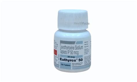 Euthyrox 50 Levothyroxin Sodium Tablets Ip 50mcg At ₹ 10815bottle