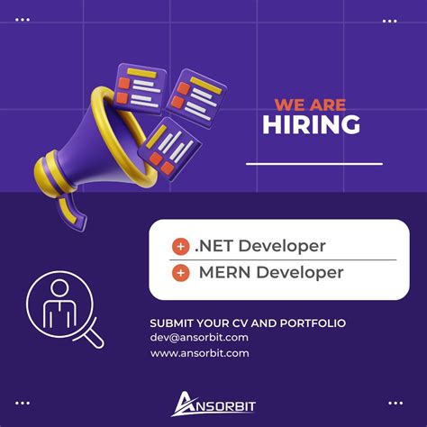 Ansorbit On Linkedin Hiring Dotnetdeveloper Merndeveloper