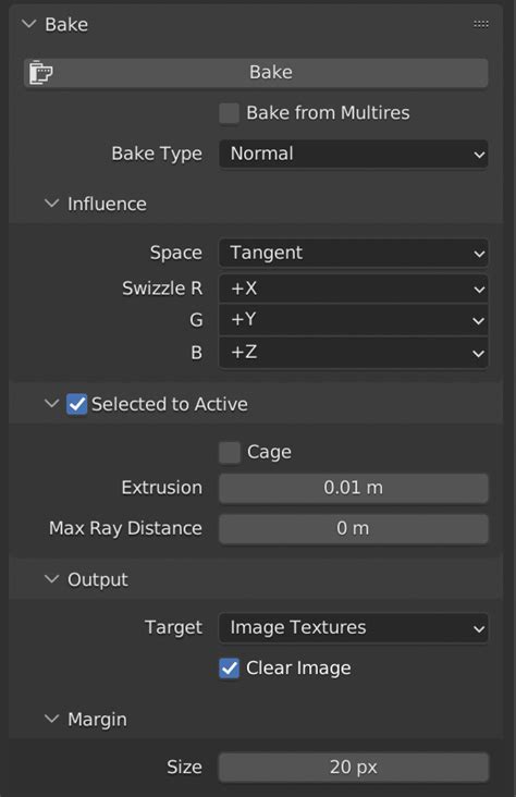 Parts Of Normal Baking Inverted Basics Interface Blender Artists Community