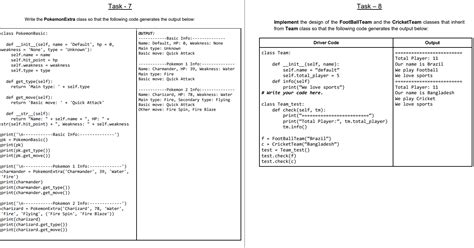 Solved Task 5 Task 6 Write The Scienceexam Class So That