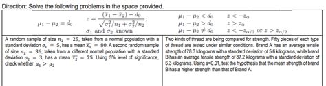 solved a random sample of size 𝑛1 25 taken from a normal