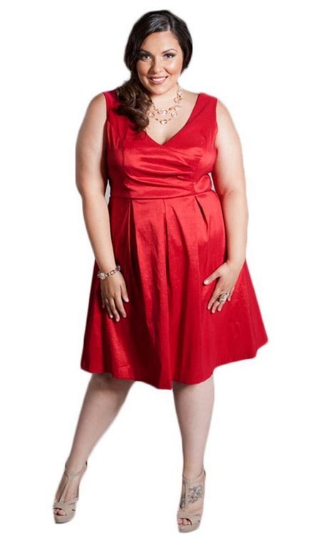 Plus Size Red Dresses