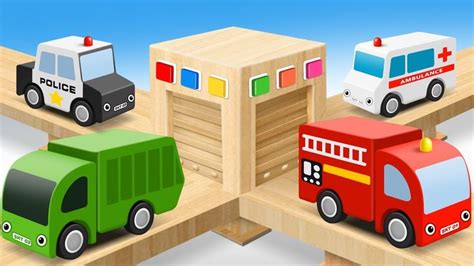 Learning Colors And Street Vehicles Names And Sounds Colours And