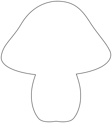 Shape Of Mushroom Free Printable Papercraft Templates