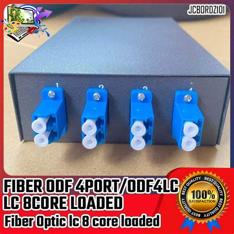 Fiber Odf 4port Lc 8core Loaded Lazada Ph