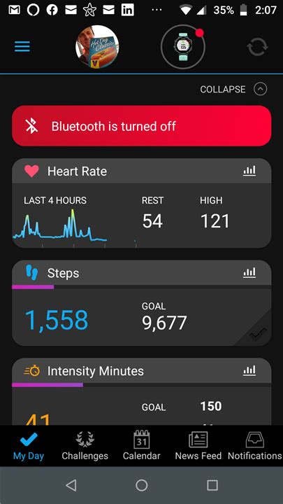 Green Dot On App Tile Garmin Connect Mobile Android Mobile Apps And Web Garmin Forums