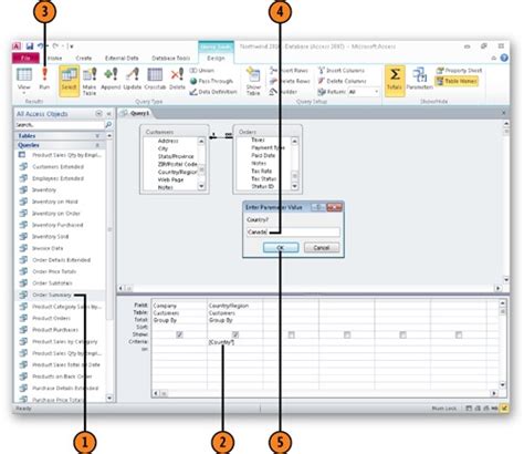 creating queries in access 2010 microsoft press store