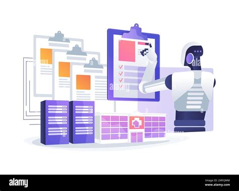 Ai Optimized Electronic Health Records Abstract Concept Vector Illustration Stock Vector Image