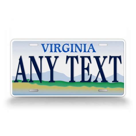 Design Your Own License Plate Virginia Design It Yourself Custom