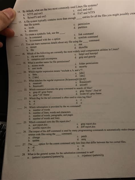 solved by default what are the two most commonly used linux