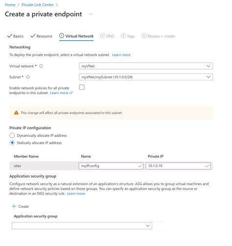 快速入门：创建专用终结点 Azure 门户 Azure Private Link Microsoft Learn