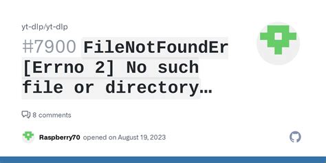 `filenotfounderror [errno 2] no such file or directory` but filename