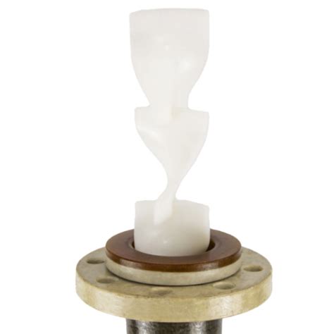 Static Mixer Made Of Frp Pvdf With Mixing Elements Made Of Pvdf