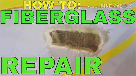 How To Do Fiberglass Repair Youtube